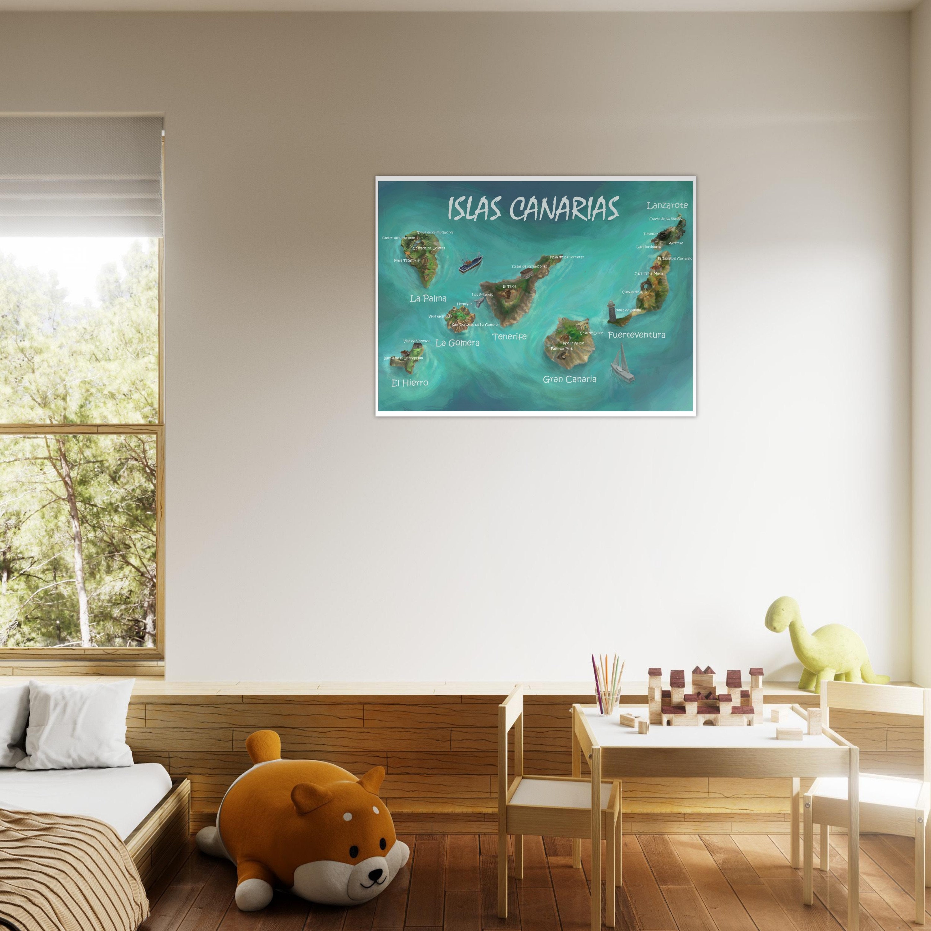 Islas Canarias Canary Islands Print Canary Islands Poster Canary ...