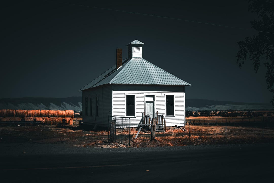 Eastern Oregon School House Digital Print - Etsy
