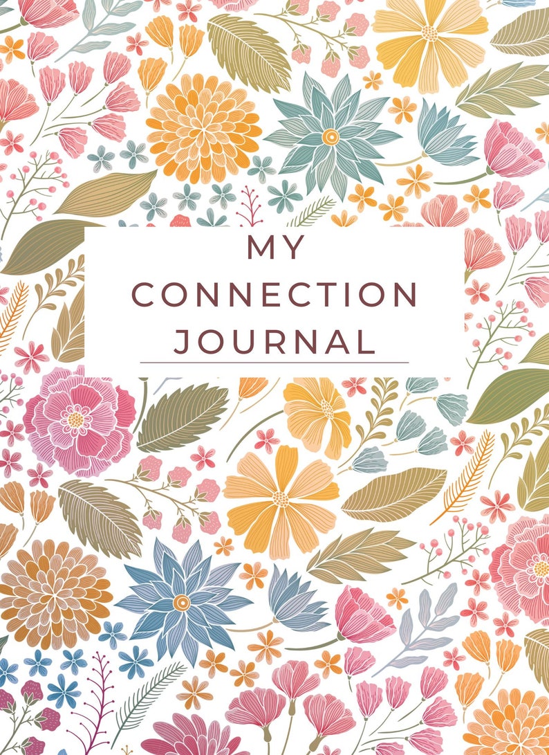 Digital Connection Journal, Filled With Over 100 Pages of Questions to ...
