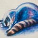 Raccoon Watercolor Painting Raccoon Print Wall Art Woodland Prints ...