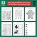 Christmas Activity for Kids, Worksheets Printable Bundle, Mixed Puzzles ...