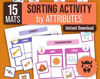 Animal Classification Sorting Activity Mats and Cards With Real Photos ...