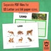 Air, Land, Water Animals Sorting Activity Mats and Cards With Real ...