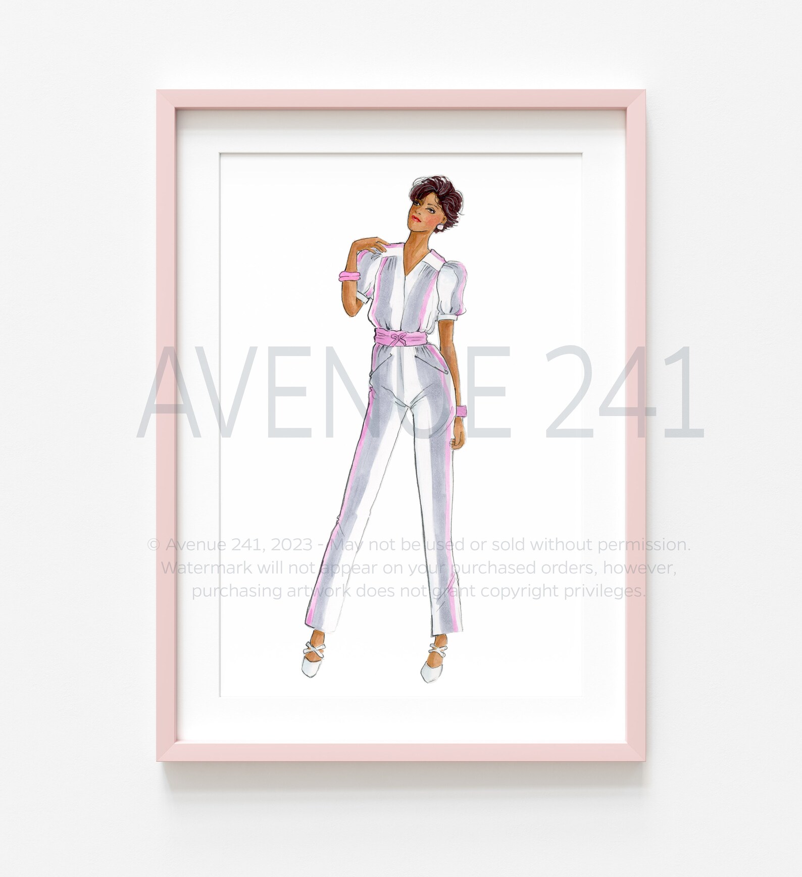 1980s Fashion Illustration Prints 80s Fashion Illustration Print 1980s ...