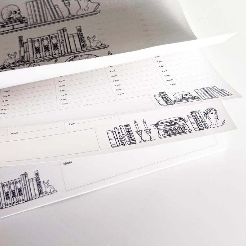 ADHD Weekly Planner Notepad: Handmade Neurodivergent Organizer, Habit ...