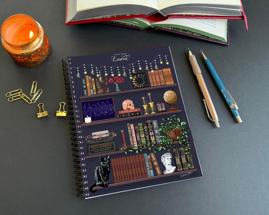 Reading Journal: Astrology-themed Book Lover Gift, Personalized Gift - Etsy
