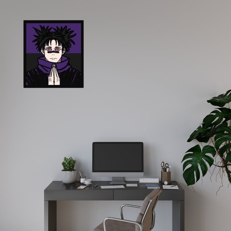 Layered Design Anime Choso SVG Vector 6 Layers J.uj.utsu K.ai.se.n File ...