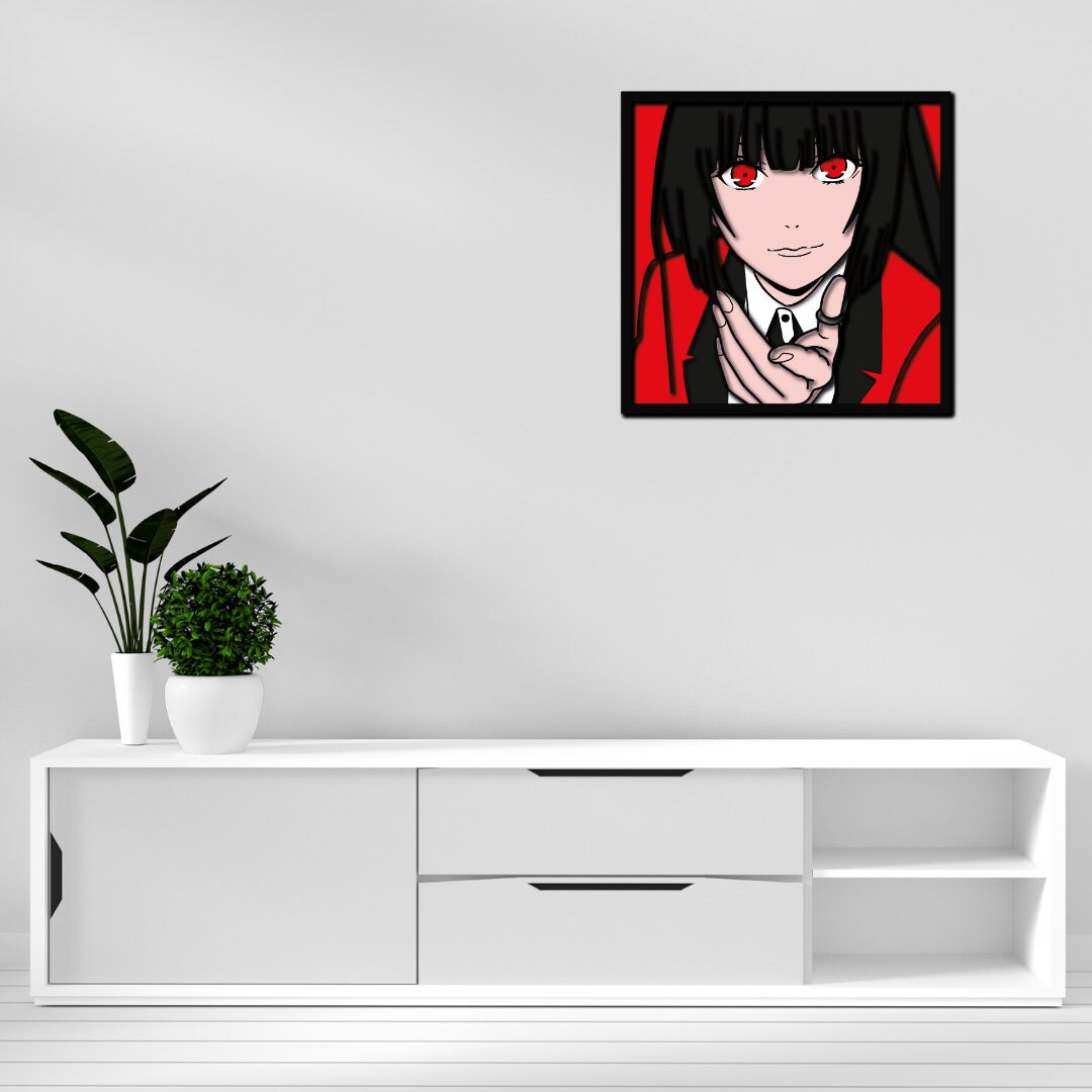 Game Master SVG, Plywood Anime Character Cutting File, 3D Vector ...