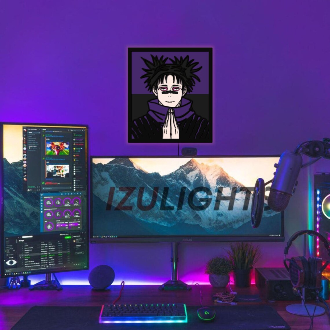 Layered Design Anime Choso SVG Vector 6 Layers J.uj.utsu K.ai.se.n File ...