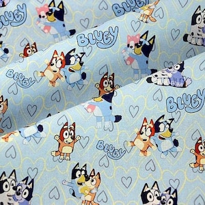 Bluey Fabric - Etsy