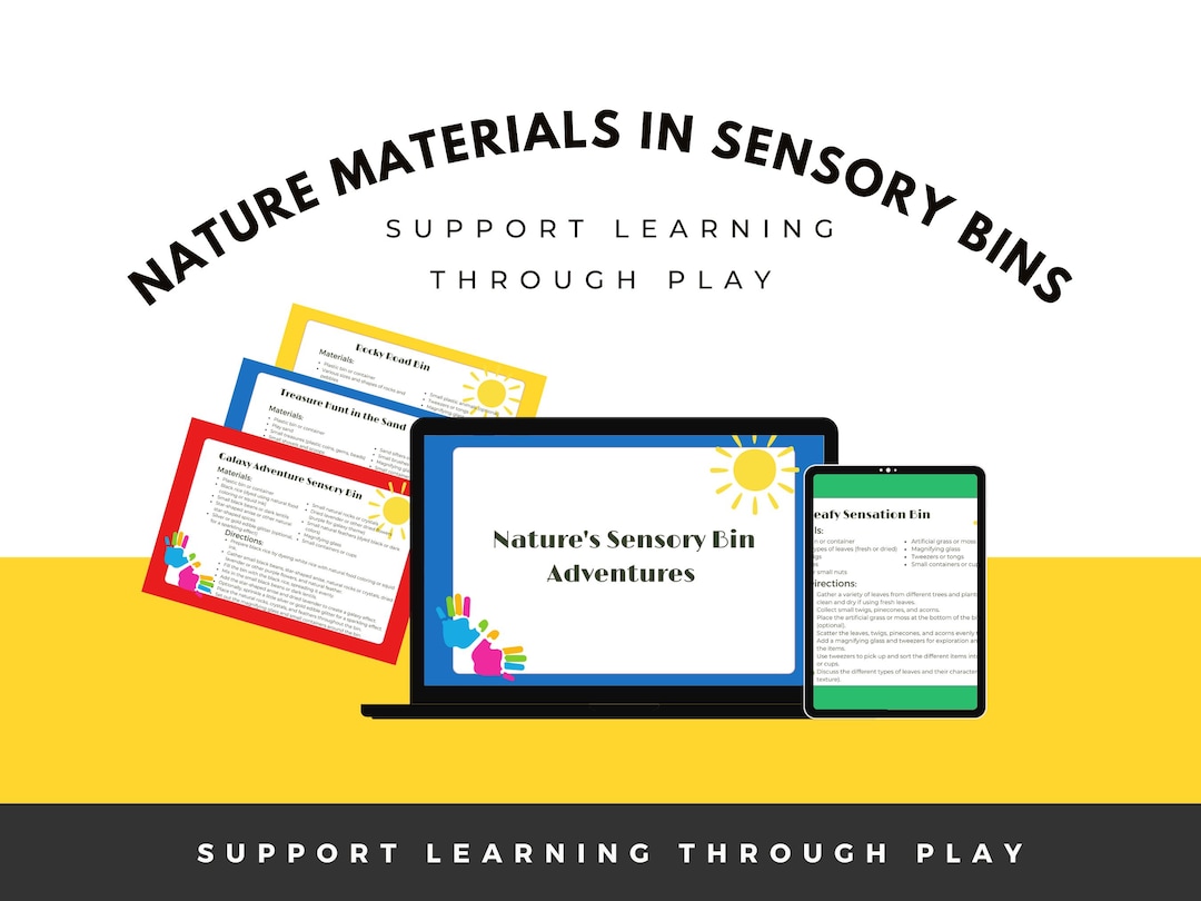 Natural Sensory Bin Ideas Easy Sensory Activities Tactile Play Natural ...