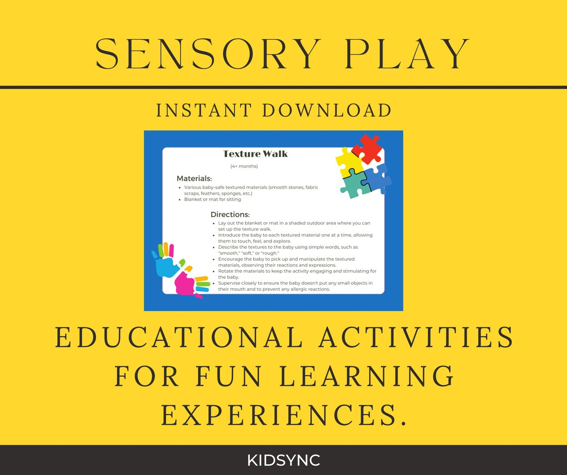 Baby Sensory Outdoor and Indoor Activity Bundle Toy Educational Infant ...