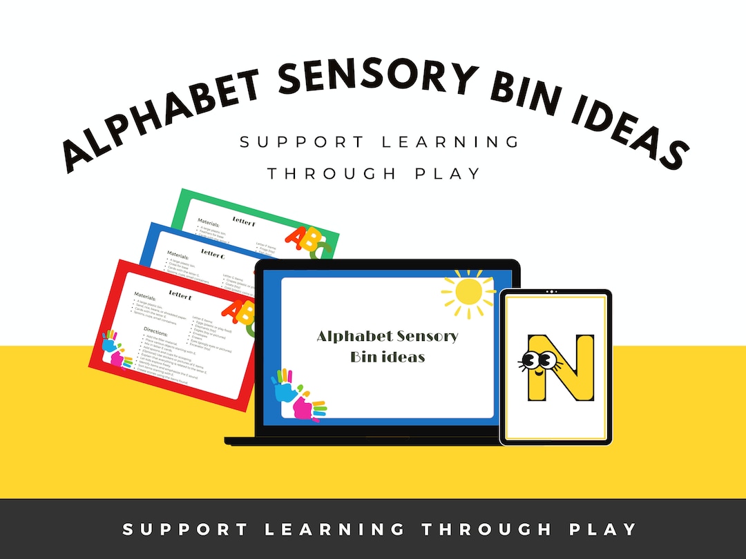 Alphabet Sensory Bin Ideas Letter Inspired Sensory Tray Educational ...