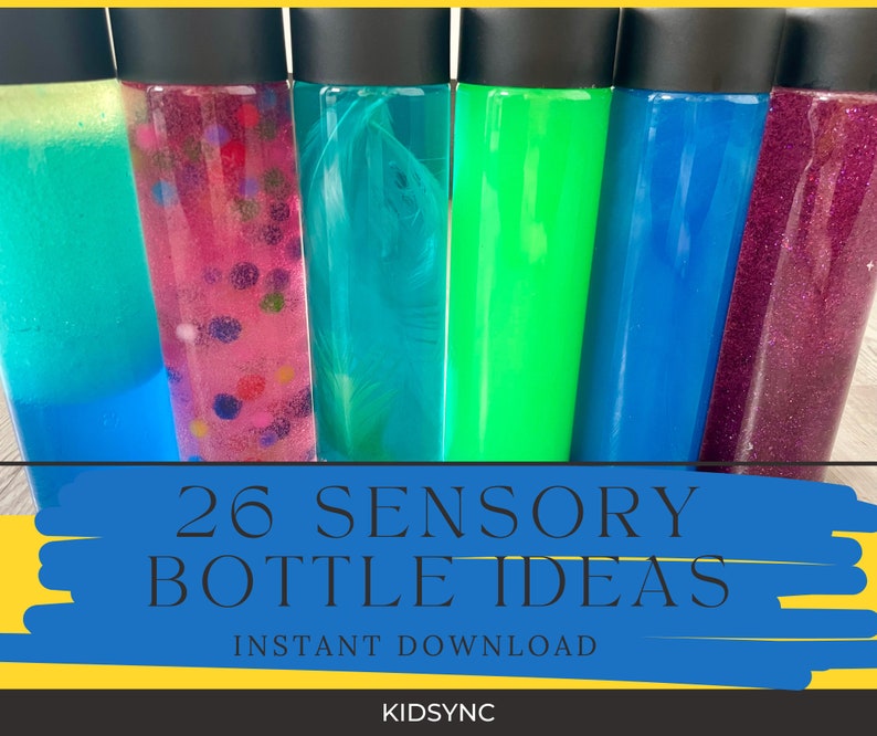 DIY Sensory Bottle Ideas Sensory Play Calming Activities Toddler Calm ...