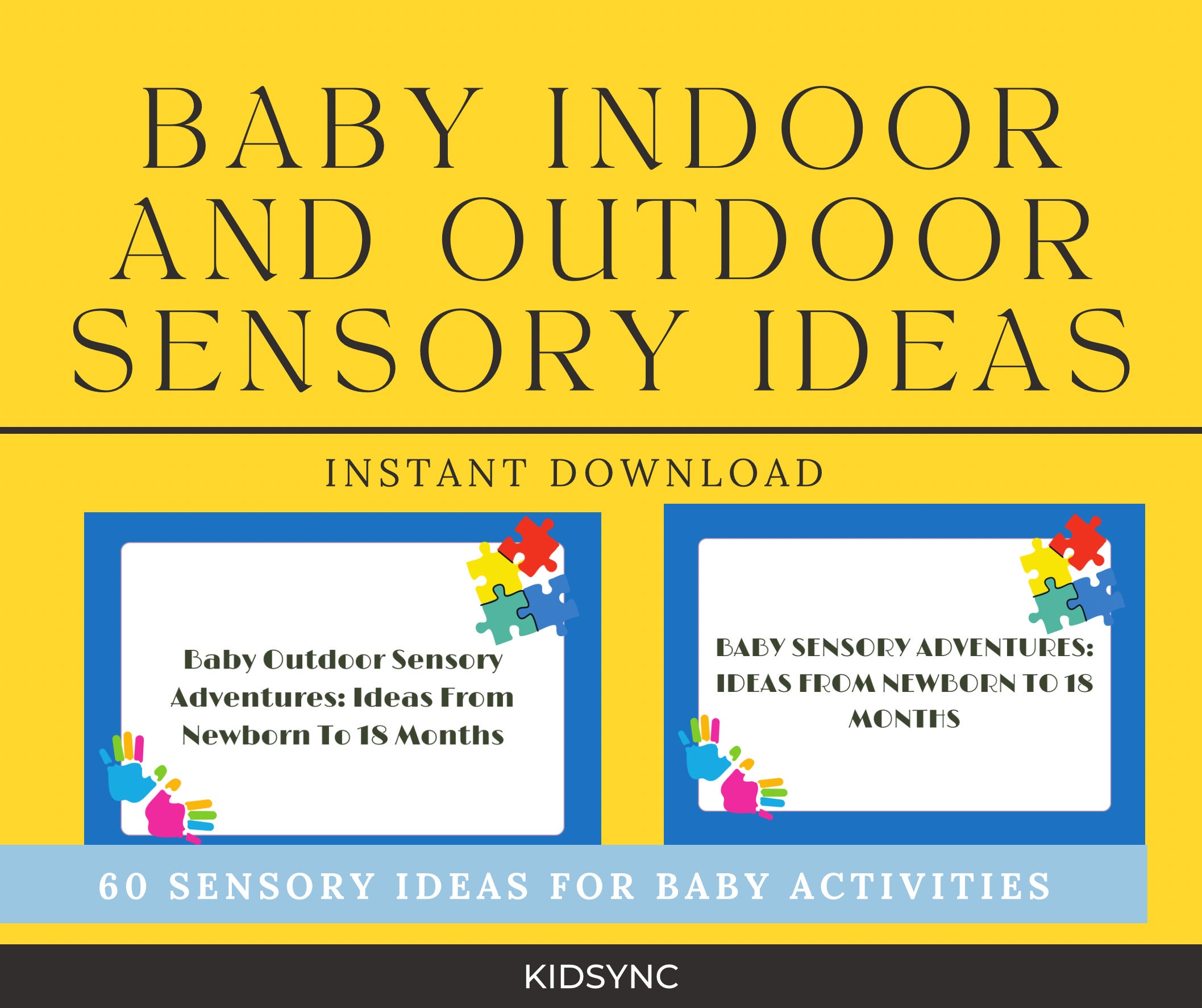 Baby Sensory Outdoor and Indoor Activity Bundle Toy Educational Infant ...