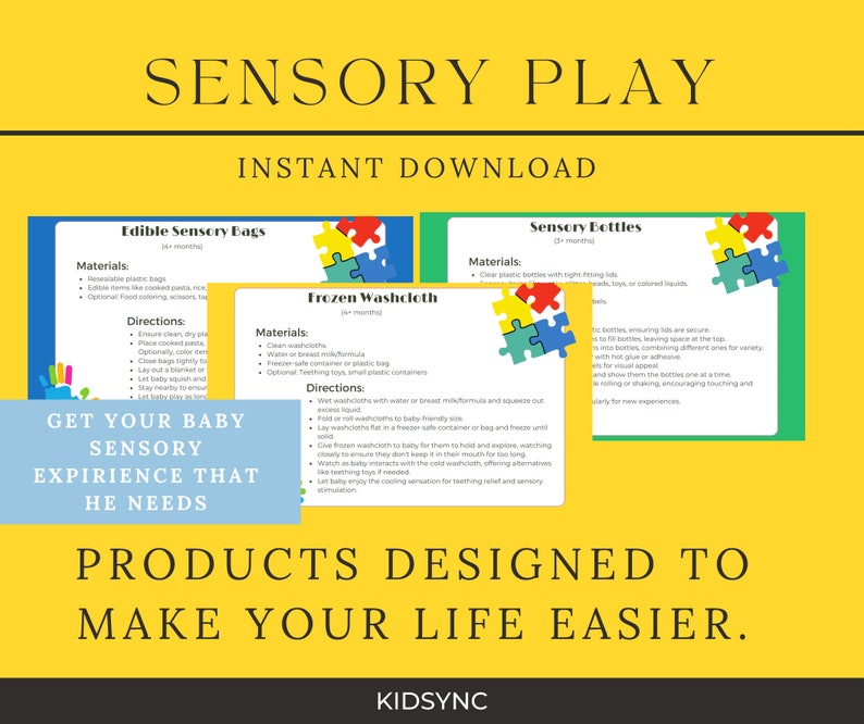 Baby Sensory Outdoor and Indoor Activity Bundle Toy Educational Infant ...