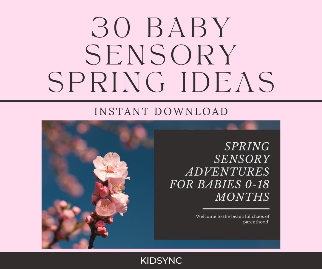 Baby Sensory Spring Activity for Infants Play Newborn Activity Sensory ...