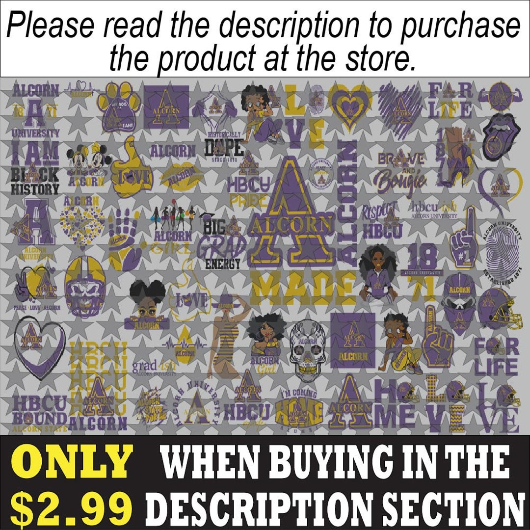 Alcorn State University Svg, HBCU Svg Collections, HBCU Svg, Football ...