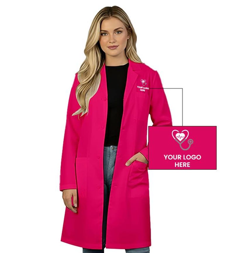 Custom Embroidered 40" Lab Coat – Personalized Medical Apparel | 1101 ...