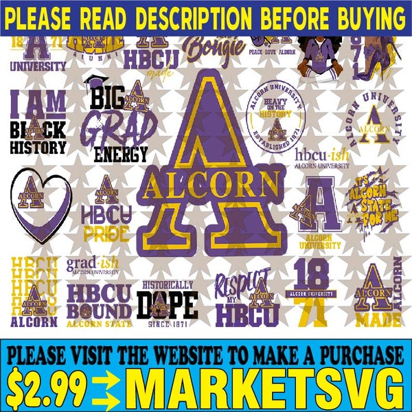 Alcorn Football Svg - Etsy