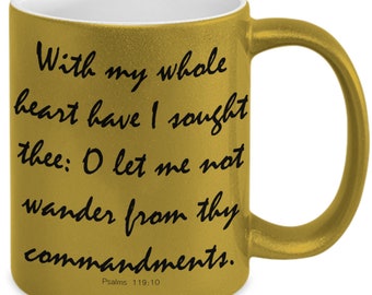 Christian Bible Verse Mug Prayer Joel 2:12 - Etsy
