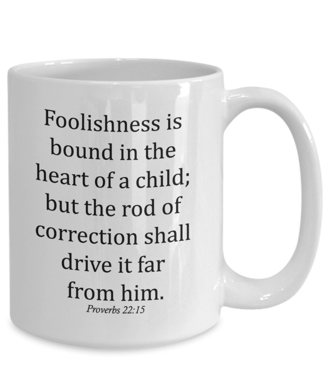 Christian Bible Verse Mug Honesty Proverbs 22:15 - Etsy
