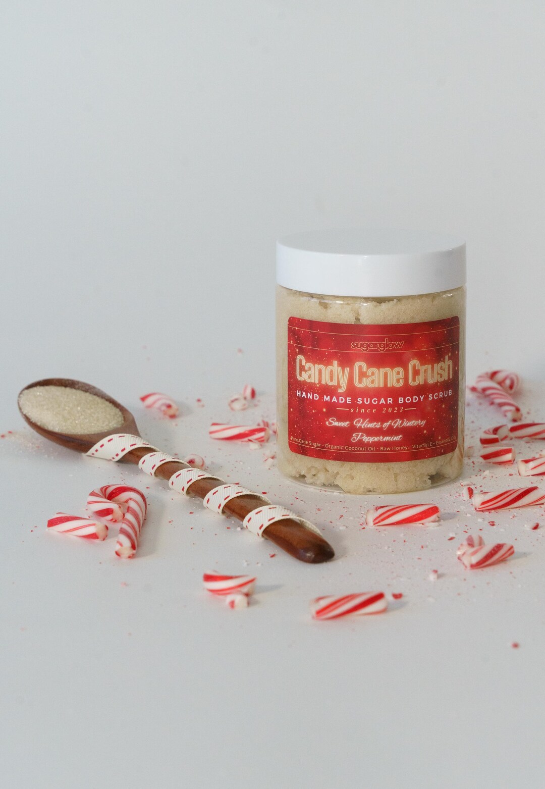 Candy Cane Crush Body Scrub - FREE LOCAL DELIVERY - Etsy