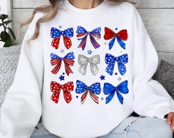 Coquette American Girl Png, Coquette Bow Png, 4th of July Sublimation ...