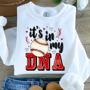 It's in My Baseball DNA Png, Baseball Png, Baseball Png, Sports Png ...