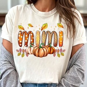 Fall Mimi Png Sublimation Design, Thankful Mimi Png, Autumn PNG, Fall ...