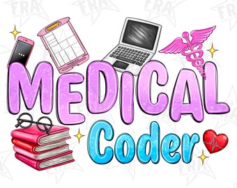 Medical Coder Png Sublimation Design Download, Medial Png, Coder Life ...