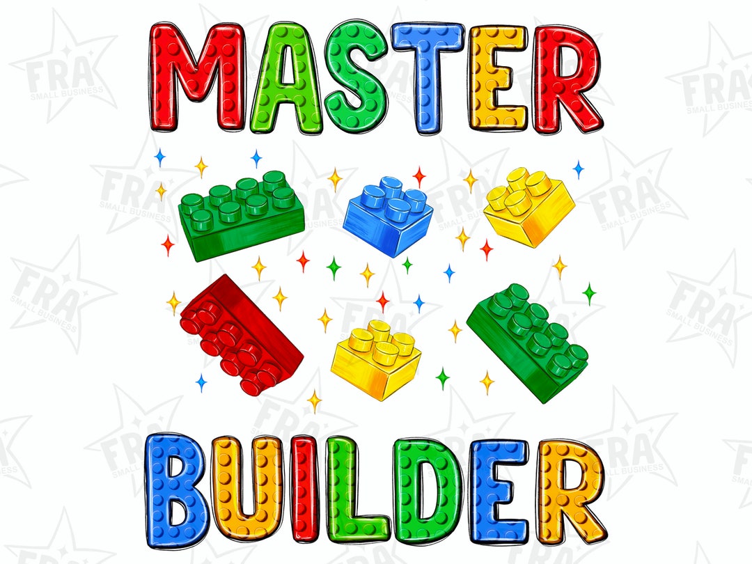 Master Builder Png Sublimation Design Download, Autism Awareness Png ...