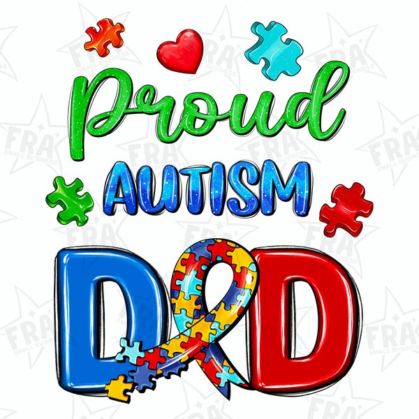 Autism Dad Png - Etsy