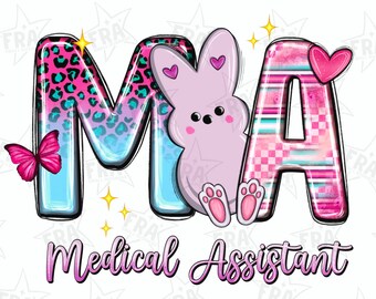 Easter Bunny Nurse Png, Happy Easter Nurse Elements Png, Nurse ...