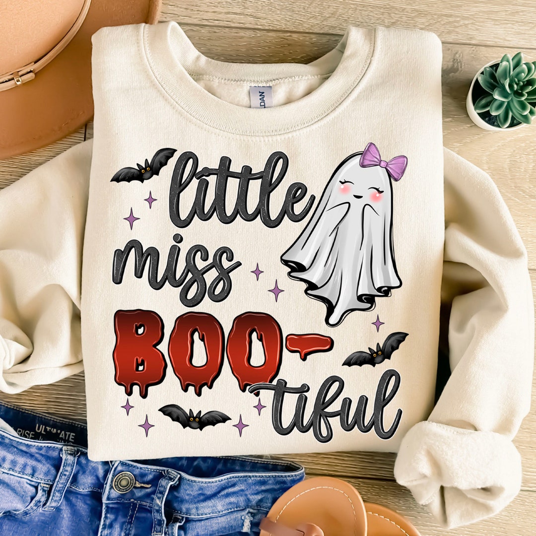 Little Miss Bootiful Png Download, Girls Halloween PNG, Halloween PNG ...