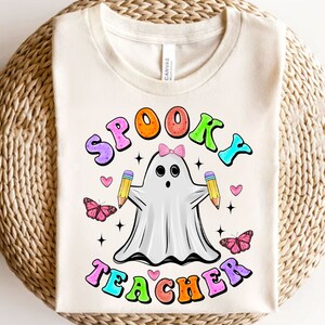 Spooky Teacher Png, Halloween Png, Cute Ghost Png, Spooky Vibes Png ...