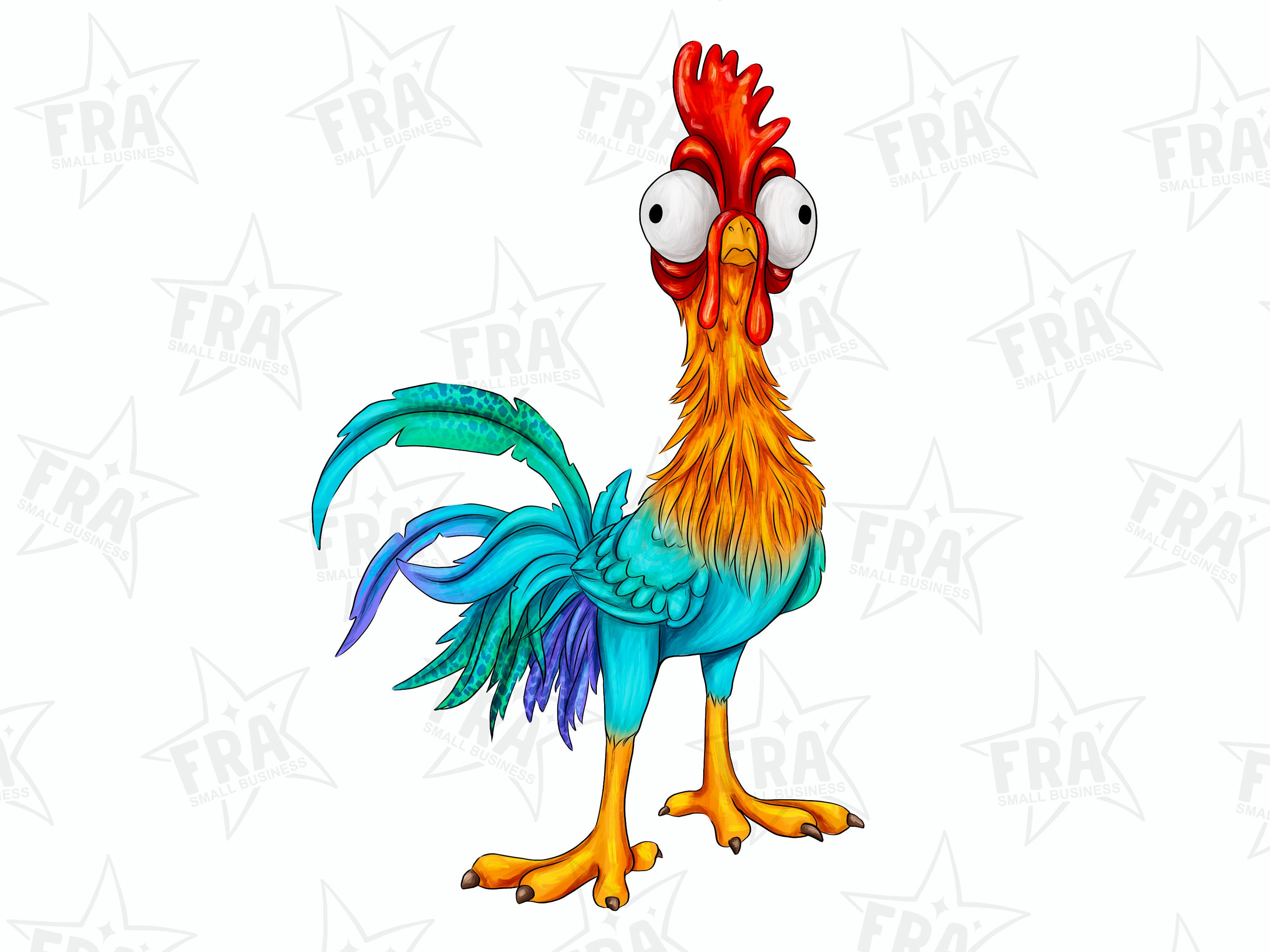 Crazy Rooster Png Sublimation Design, Rooster Sublimation, Funny ...