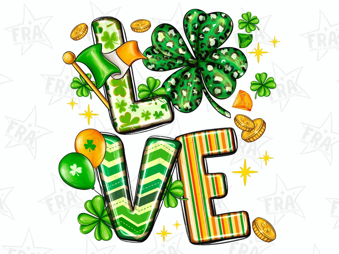 St Patricks Love Png, St Patricks Day Png, Happy St Patricks, Love ...