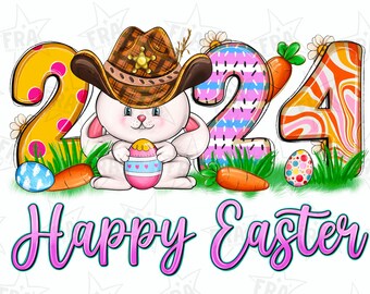 Happy Easter 2024 Png, Sublimation Design Download, Happy Easter Day ...
