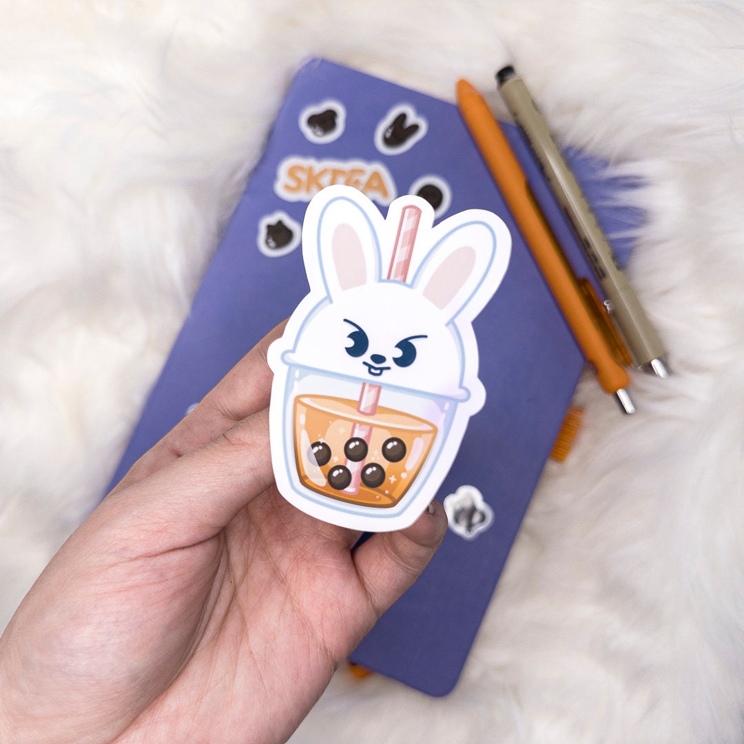 SKZOO Leebit Boba Vinyl Sticker - Etsy