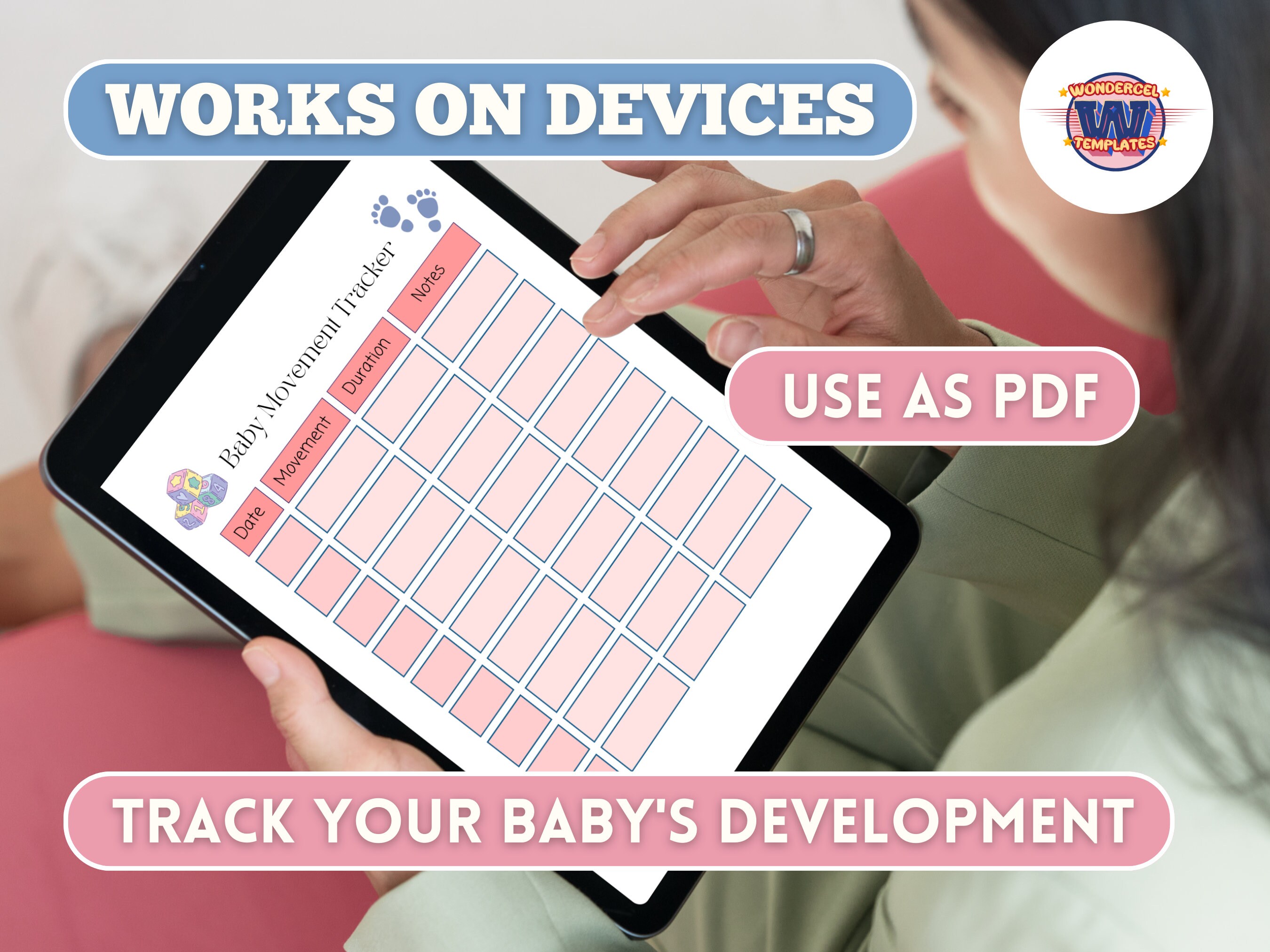 Pregnancy & Baby Journal Printable and Digital File, New Mom Gift, Baby ...