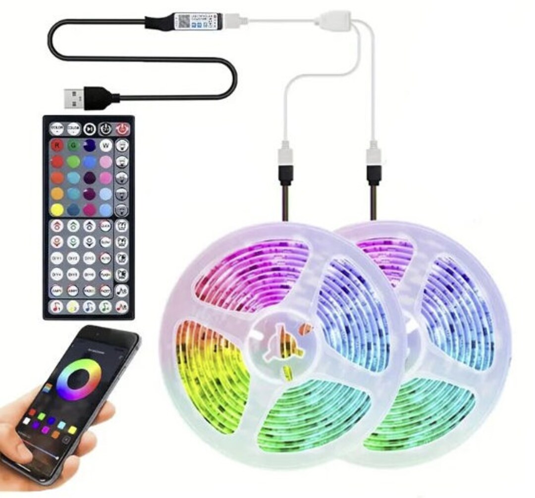 5050 RGB I LED Strip I 60 Buttons - Etsy