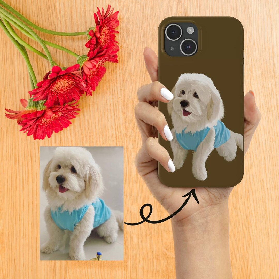 Custom Pet Case Using Photo, Cell Phone Case Sticker Trendy, Funny Case ...