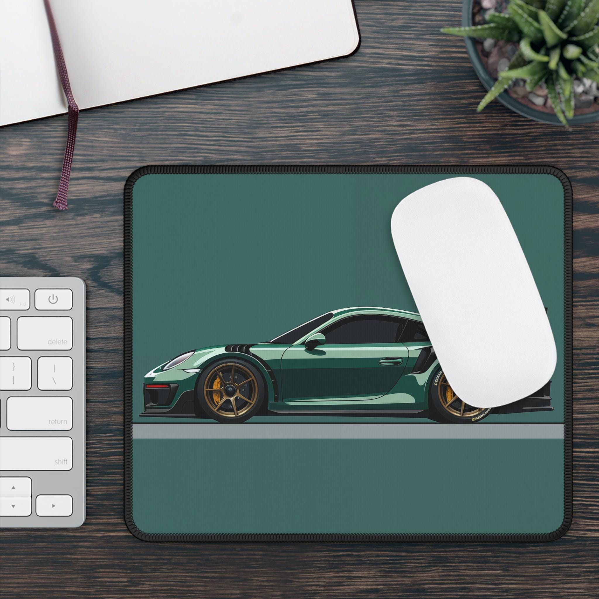 Porsche 911 GT2 RS MR Gaming Mouse Pad, Racing Simulator Green Sports ...