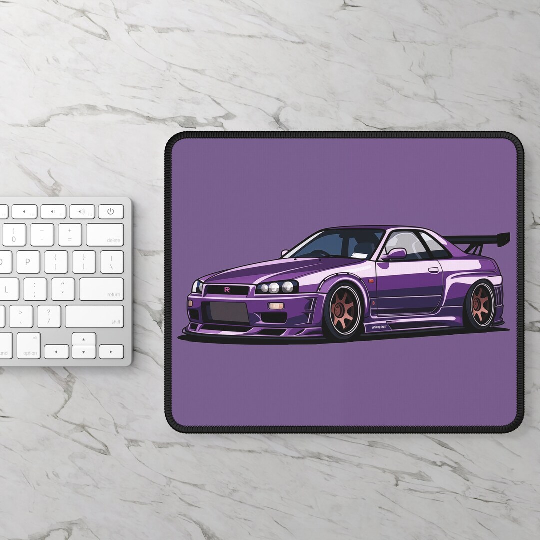Nissan Skyline R34 GT-R Gaming Mouse Pad Racing Sim Mouse - Etsy
