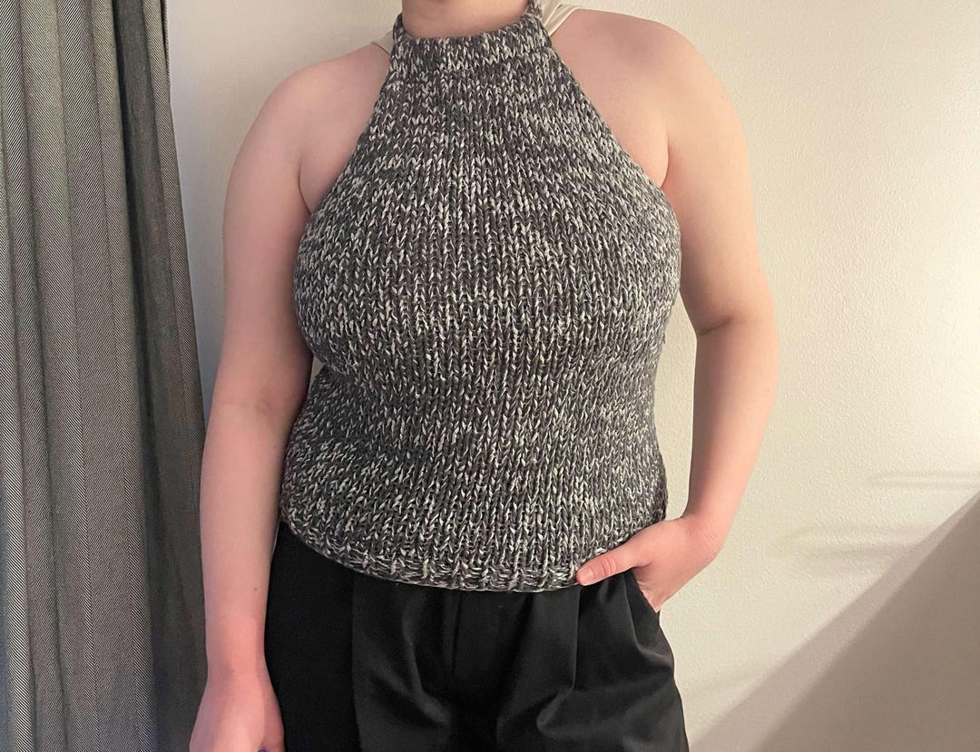 Mica Top ENGLISH Knitting Pattern: Festive, Glitter Design, Size ...