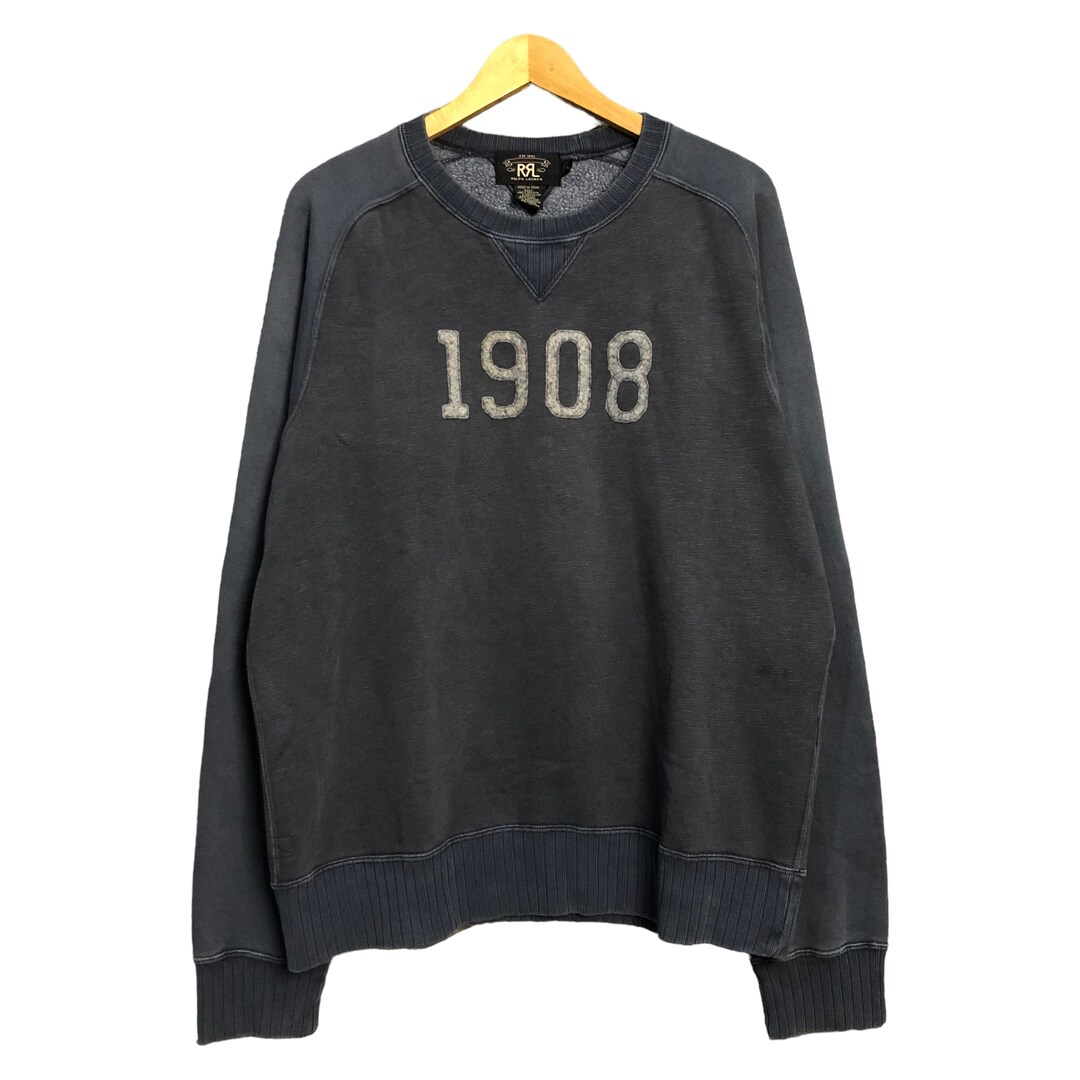 RRL Ralph Lauren Double RL 1908 Washed Sweatshirt - Etsy