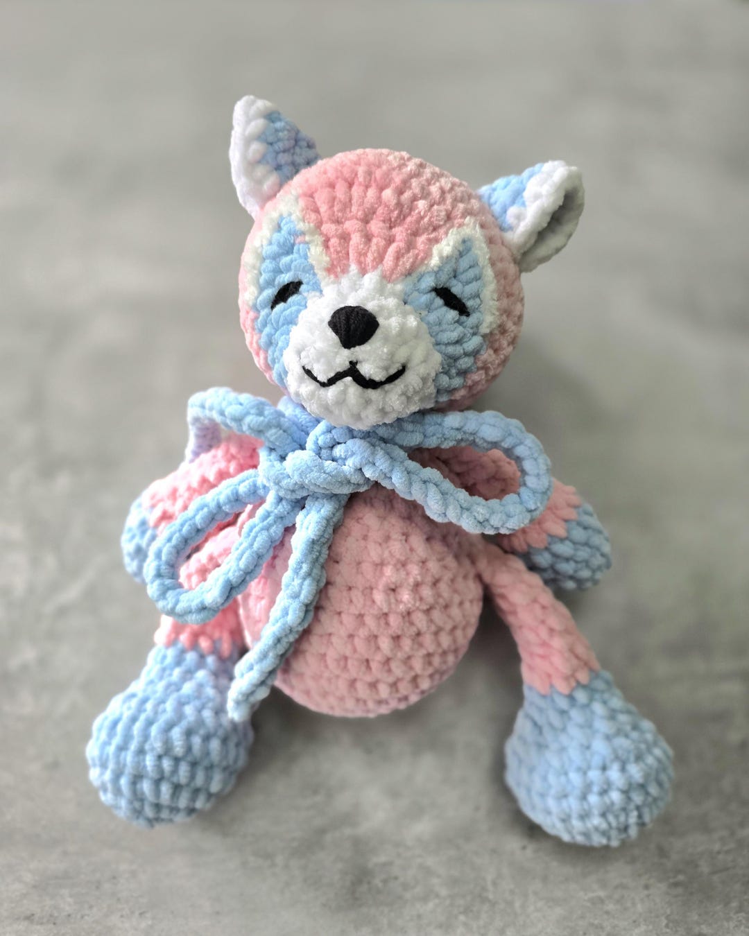 Cute Amigurumi Baby Tanuki Racoon Plushie Toy - Etsy