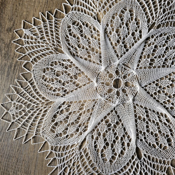 Knitted Doily - Etsy