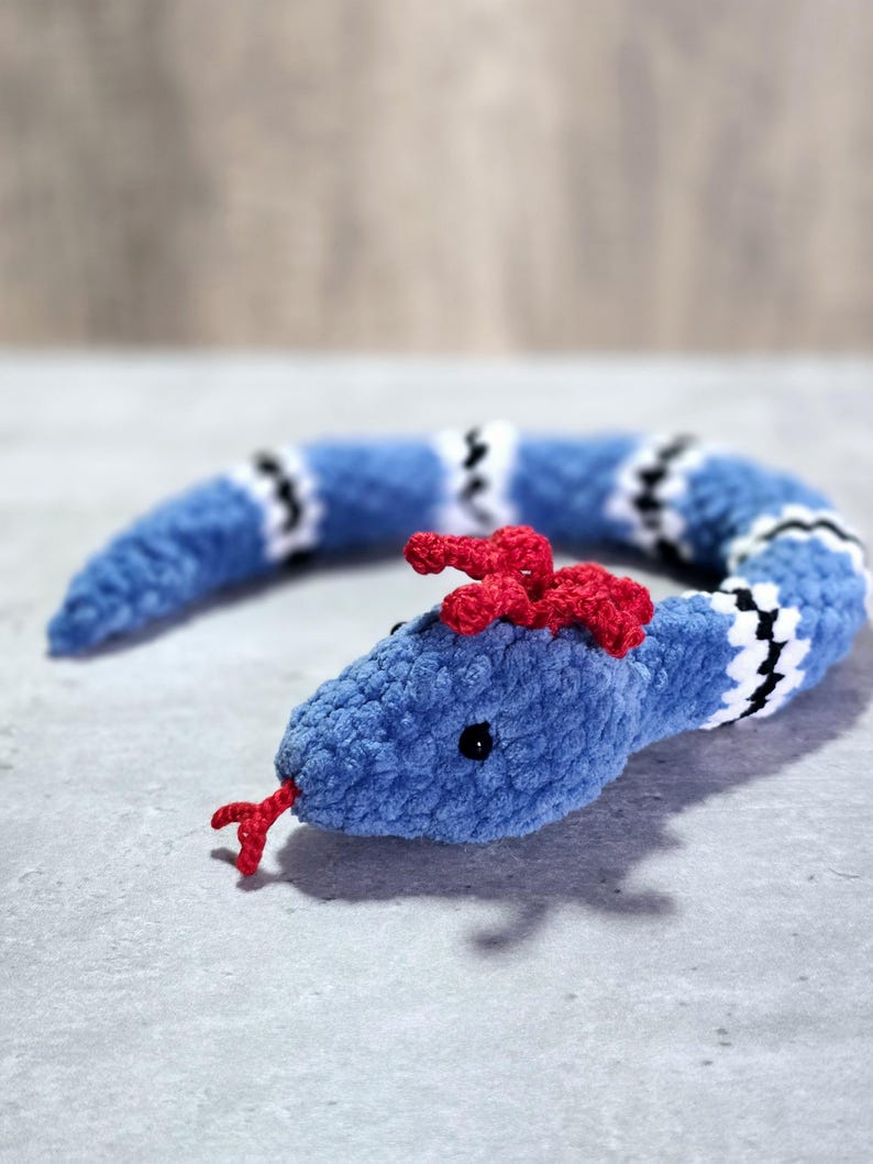 Cute Amigurumi Chinese New Year Snake Plushie Toy - Etsy
